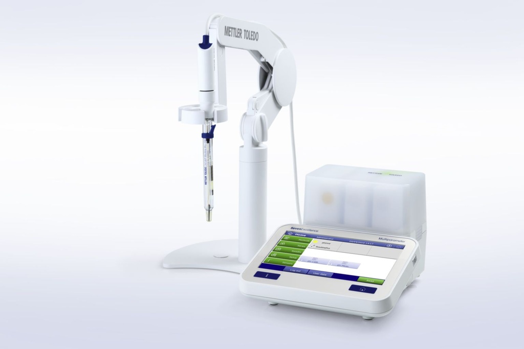 Mettler-Toledo SevenExcellence™ S400 benchtop pH/mV/°C meter kit with with InLab® Expert Pro-ISM ...