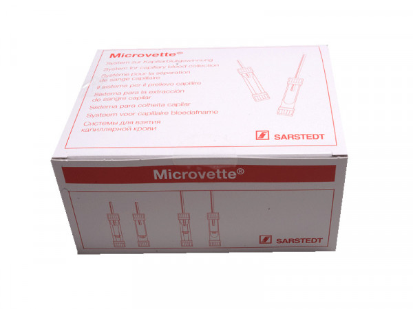 Microvette® blood collection tube, round bottom inner, 500 µl | LabMart ...