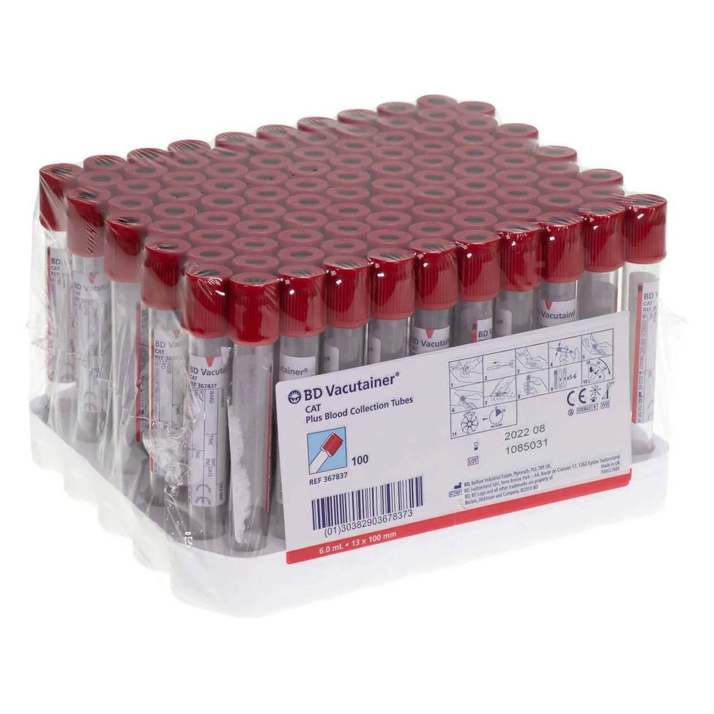 BD Vacutainer® Serum Blood Collection 6mL | LabMart Limited